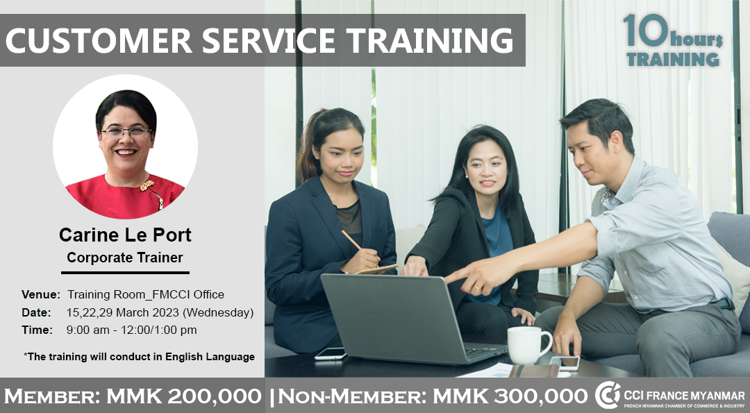 Customer Service Training | CCI France Myanmar