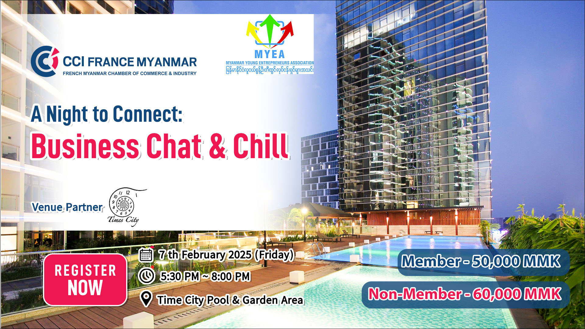 A Night to Connect: Business Chat & Chill | CCI France Myanmar