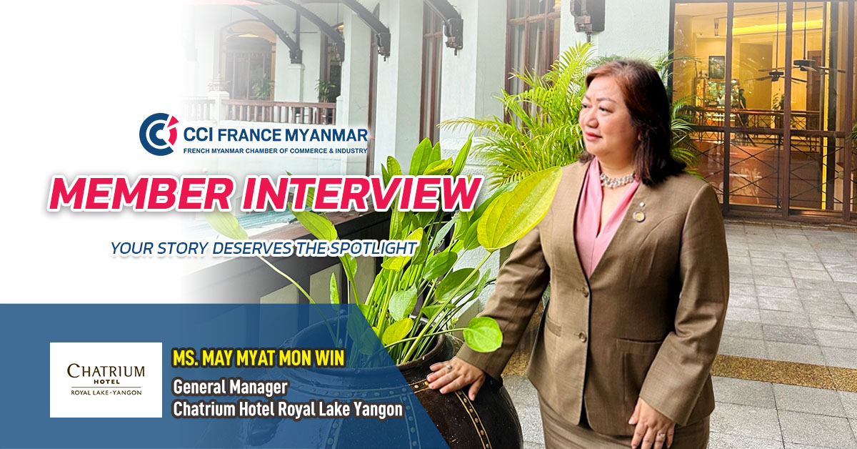 Ms. May Myat Mon Win, General Manager of Chatrium Hotel Royal Lake ...